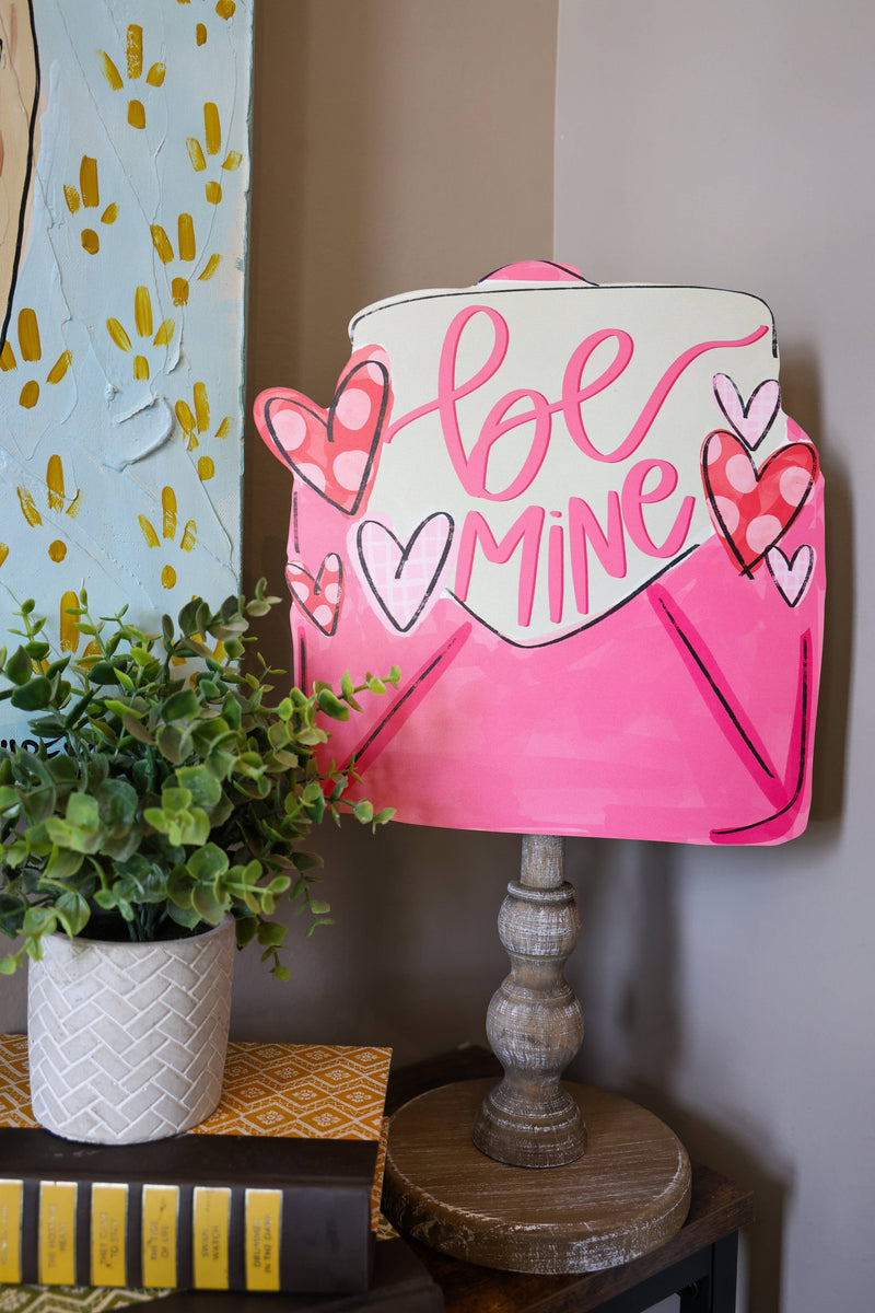 Be Mine Envelope Topper: 12 inch Topper with peg (fits in the base ...