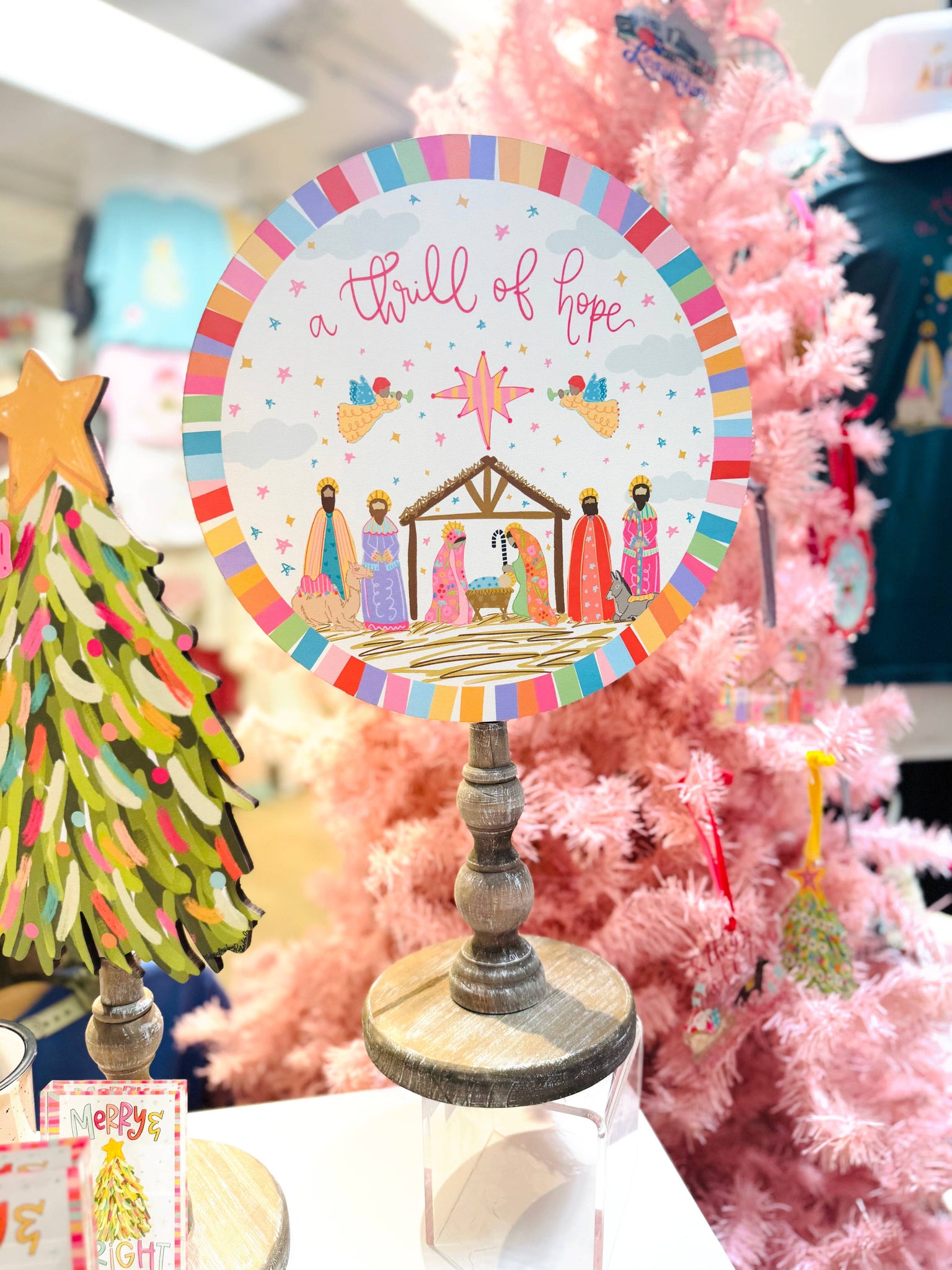 A Thrill of Hope Topper: 12 inch Topper with peg (fits in the base ...